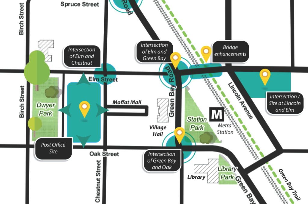 Teska Associates, Inc. | Winnetka Downtown Plan