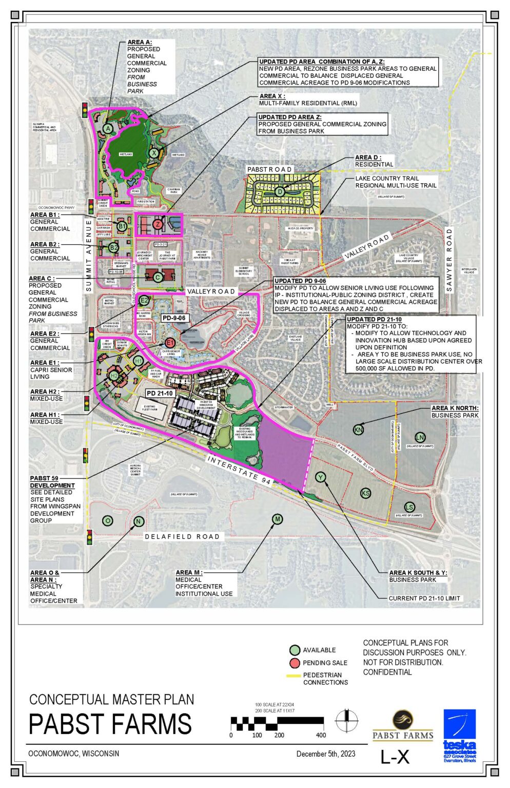 Teska Associates, Inc. | Shiny New Master Plan For Remaining 450 Acres ...
